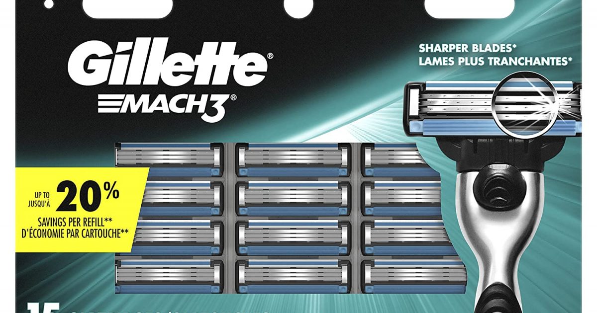 Gillette Mach3 Mens Razor Blade Refills ⋆ Bold-Products USA
