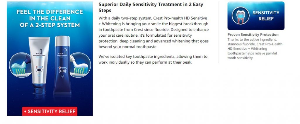 Crest Pro-Health Hd Toothpaste, Teeth Whitening And Healthier Mouth Via ...