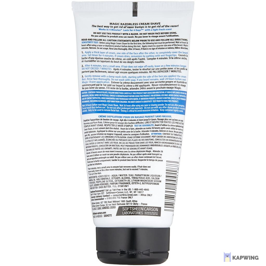 Softsheen Carson Magic Razorless Shaving Cream – Bold-Products USA