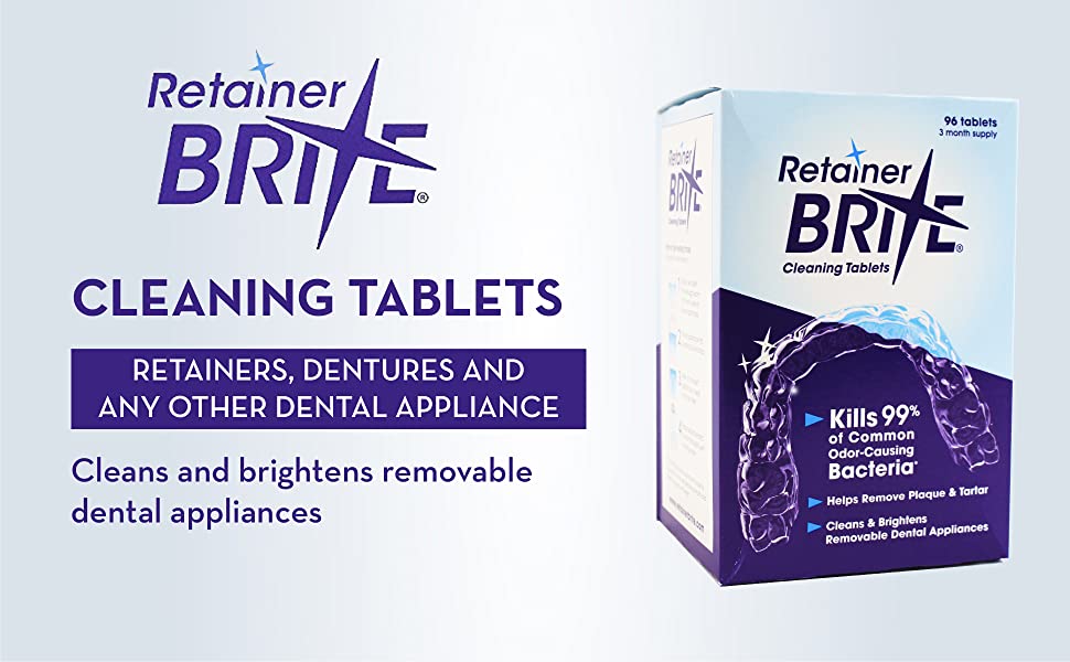 Retainer Brite Tablets for Cleaner Retainers ⋆ Bold-Products USA