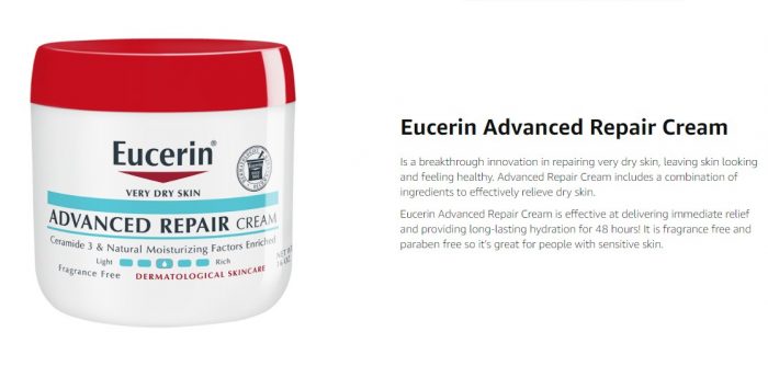 Eucerin Advanced Repair Cream Body Moisturizer – Bold-Products USA